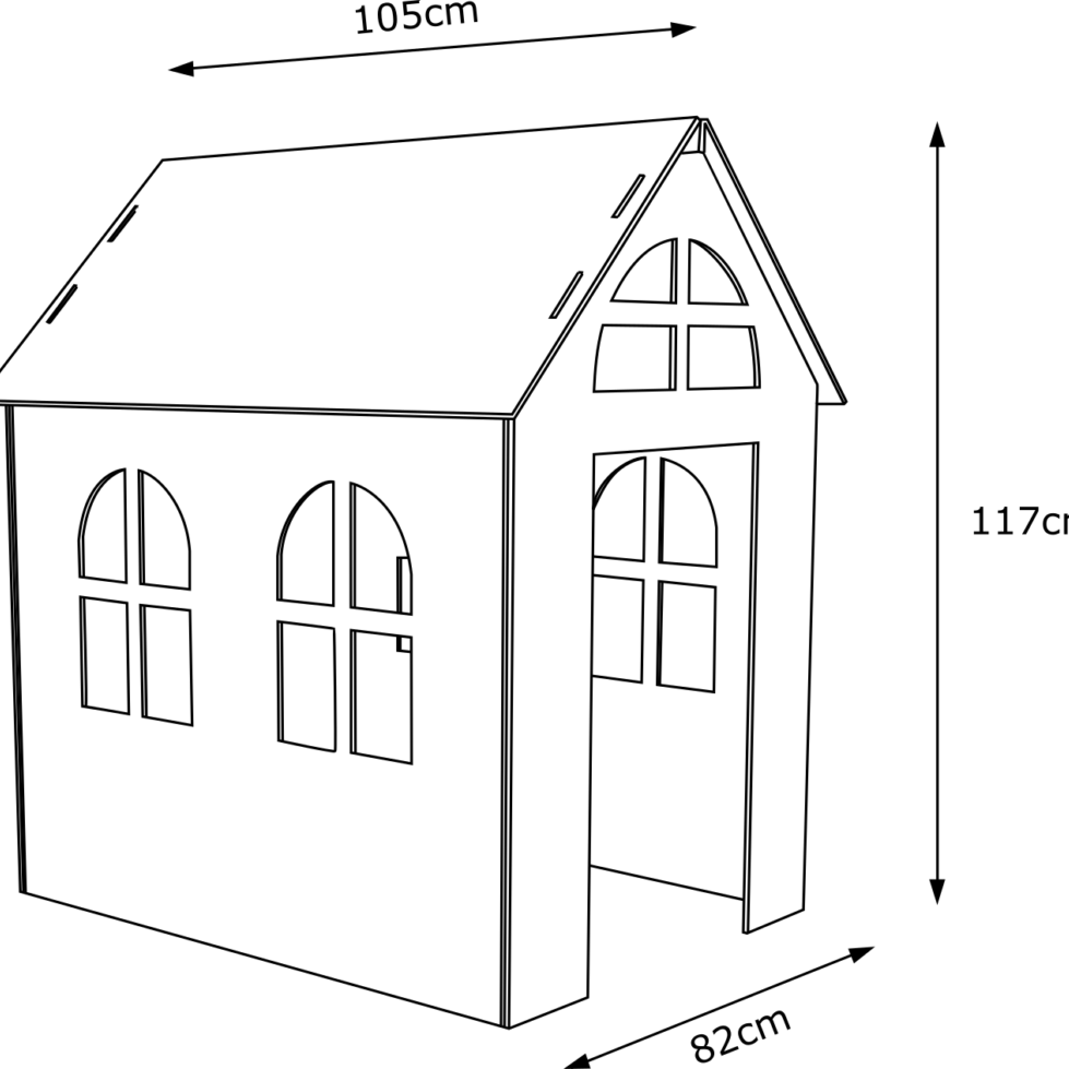 Domek z kartonu - tektury | Producent tektury BESTEM
